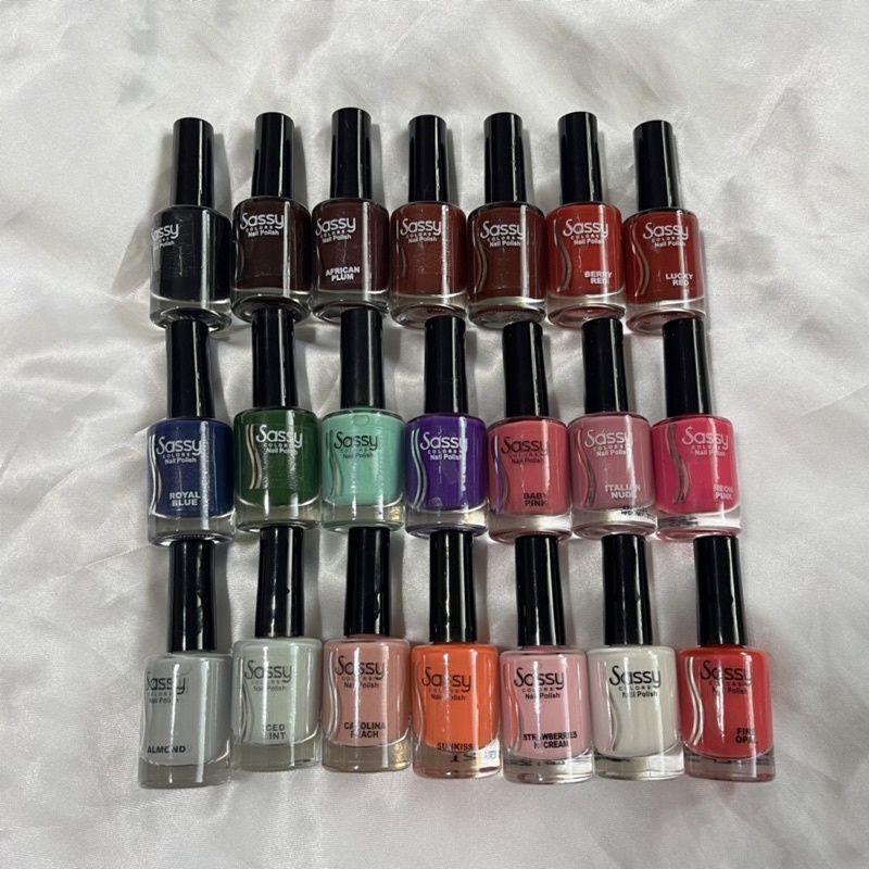 Sassy Colors Nail Polish ( Regular Polish ) by Sotaaro | Shopee Philippines