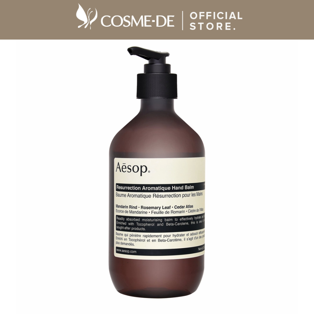 Aesop Resurrection Aromatique Hand Balm 500Ml | Shopee Philippines