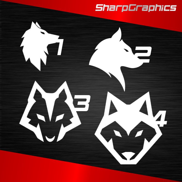 Wolves Wolf Sticker Decal | Shopee Philippines