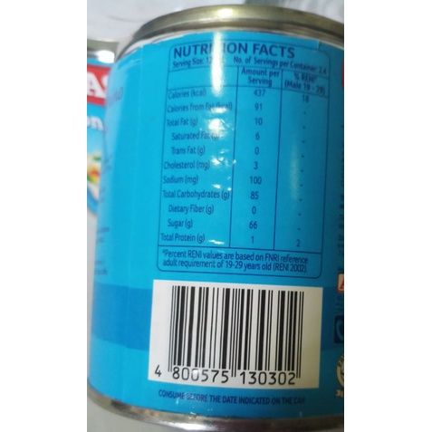 Alaska Condensed Milk Nutrition Facts - Home Alqu