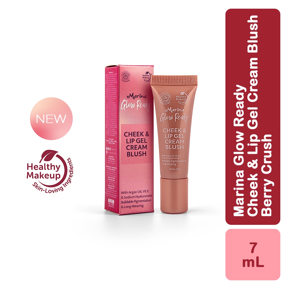 Marina Glow Ready Cheek & Lip Gel Cream Blush | Shopee Philippines