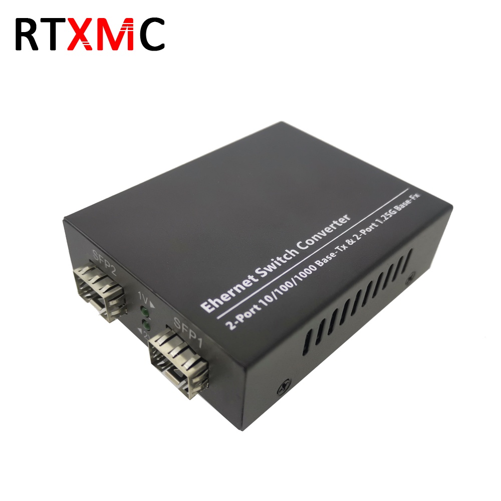 2G2E Port Gigabit Optical Fiber Media Converter Fiber Transceiver ...