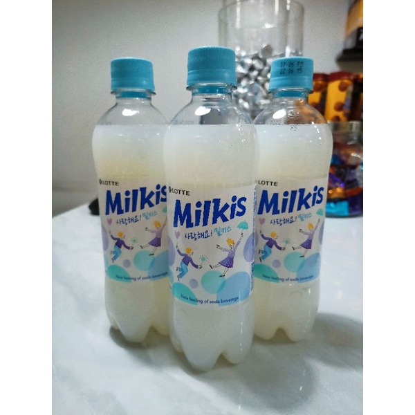 Lotte Milkis Soda Drink Bottle 500ml | Shopee Philippines