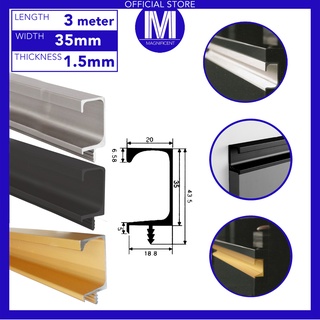 Aluminum C-Type Grab Handle for Cabinet Door (3 meter) | Shopee Philippines