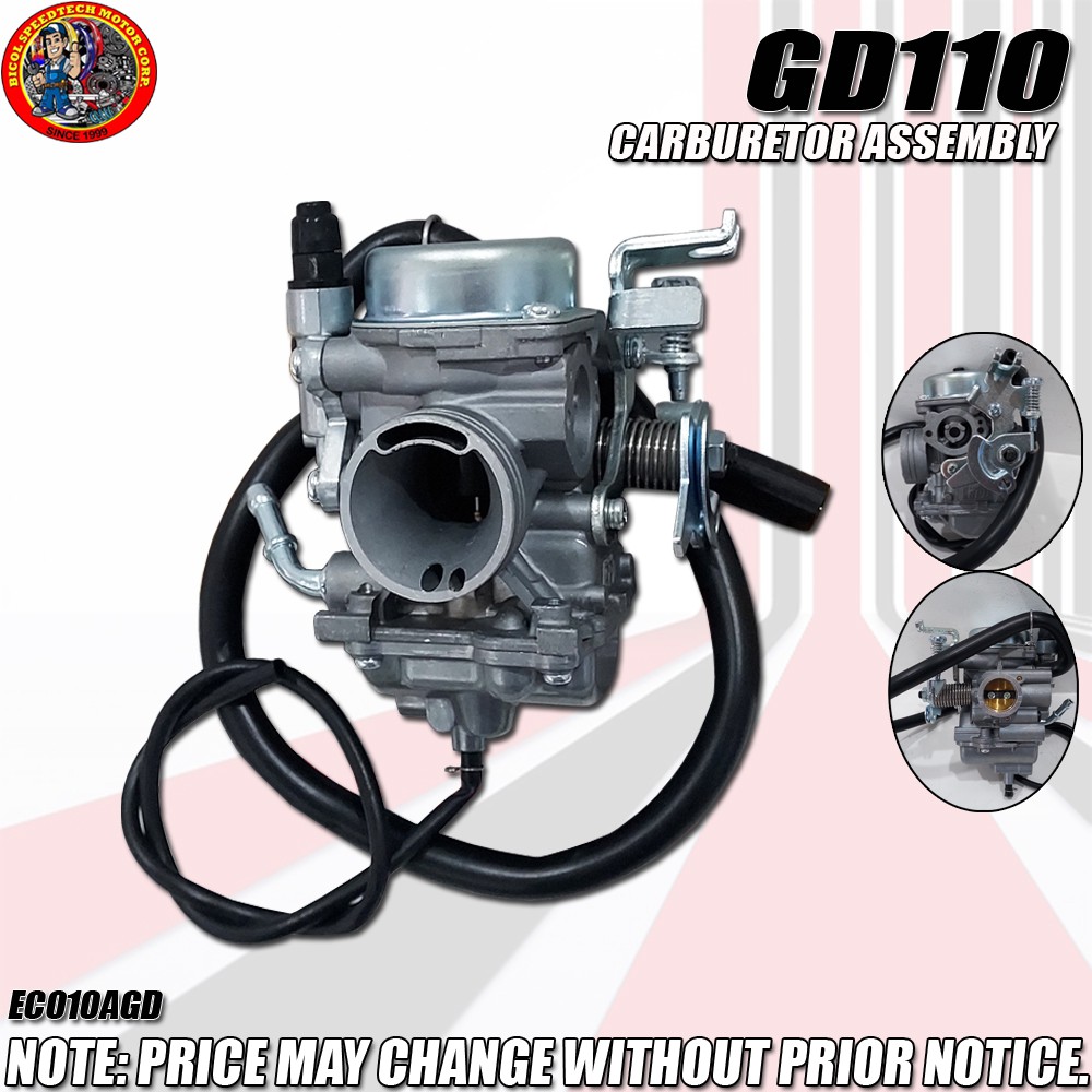 GD110 CARBURETOR ASSEMBLY (EC010AGD) | Shopee Philippines