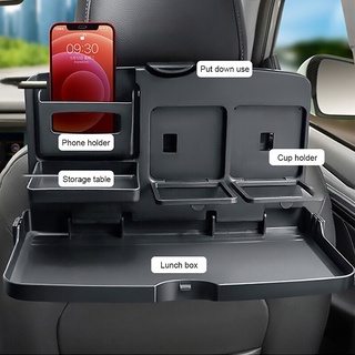 Universal Multifuntional Car Rear Seat Storage Folding Table Drink ...