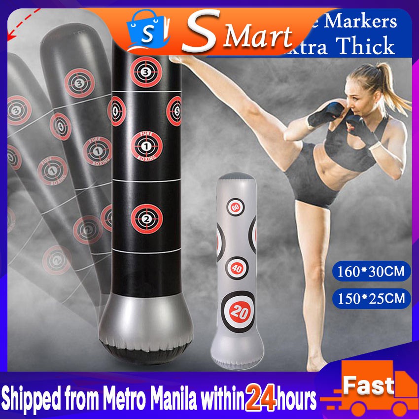 Hot Sale 160cm Boxing Punching Bag Inflatable Tumbler Muay Thai