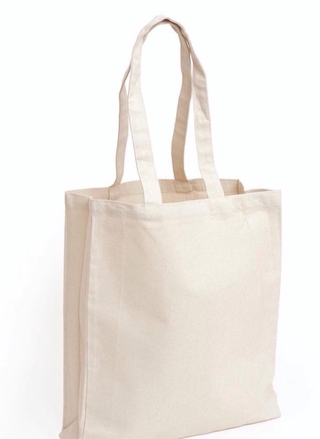 Canvas Tote Bag W/Expand Plain Design Katcha Bag | Shopee Philippines