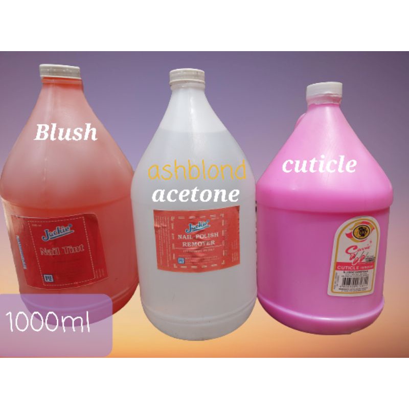 1gallon or 3500ml CARRIE CUTICLE,acetone merthiolet REMOVER Manicure ...