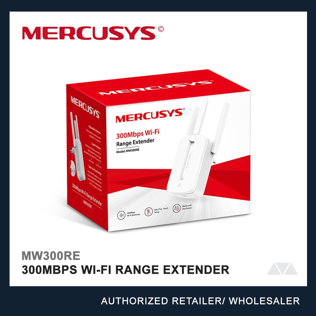 Mercusys MW300RE | 300Mbps Wi-fi Extender Wifi Repeater Signal Booster ...