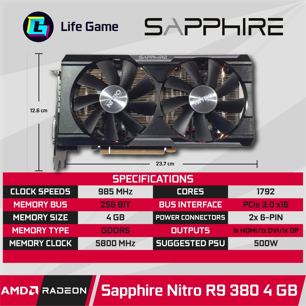 Sapphire Radeon R9 380 Nitro | atelier-yuwa.ciao.jp