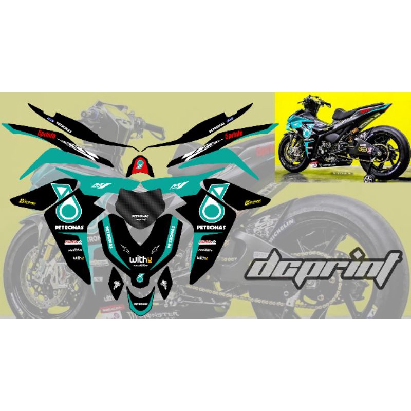 Sniper 155 Dcprint decals original sticker waterproof (Petronas ...