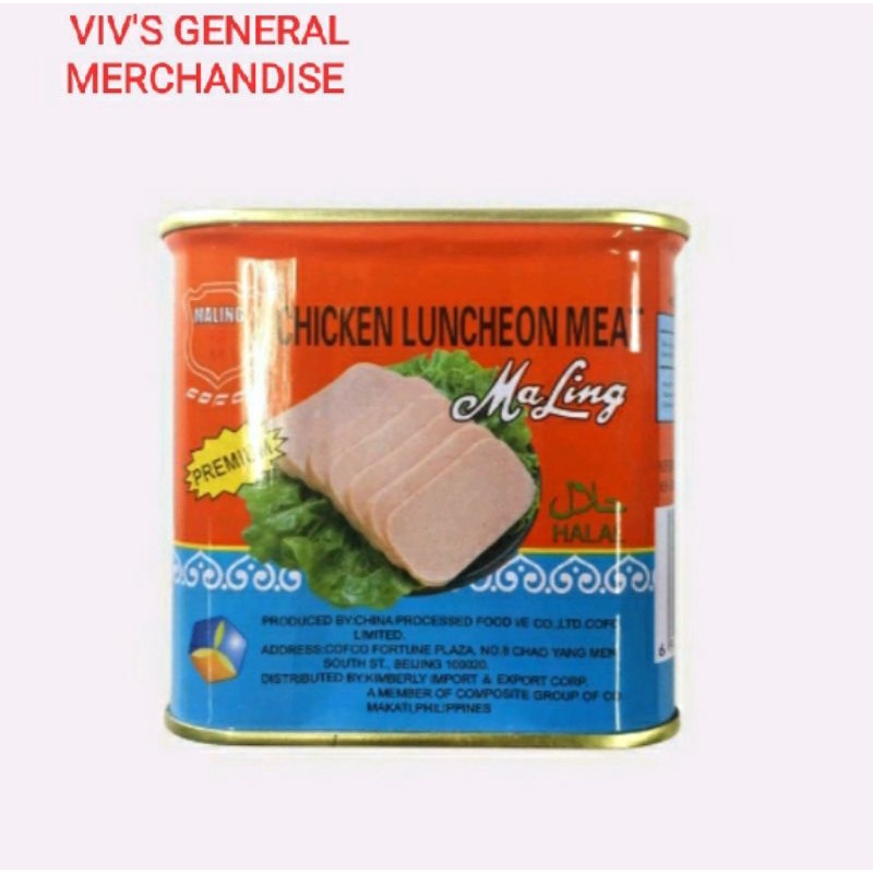 Maling Premium Chicken Luncheon Meat ( 340g ) | Shopee Philippines