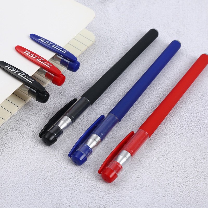 gel pen 0.5mm student office gp-380 black frosted ballpoint pen carbon ...