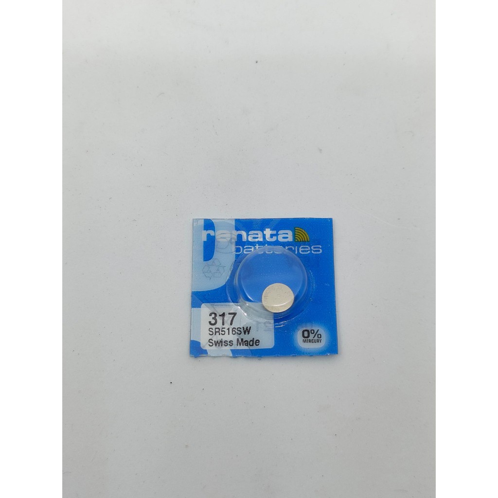 Renata 317 Watch Battery 1.55V (Sr516Sw) | Shopee Philippines