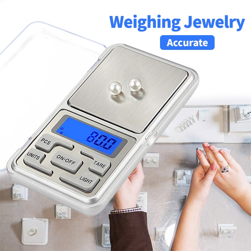 Jewelry Scale Mini Weighing Scale Precision Electronic Digital Pocket ...