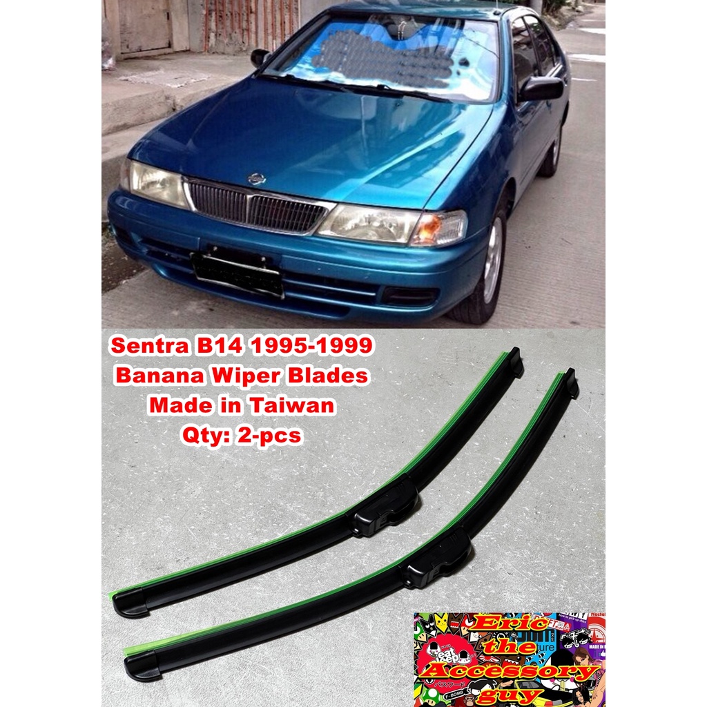 Banana Wiper Blades for Nissan Sentra B14 (2pcs) | Shopee Philippines