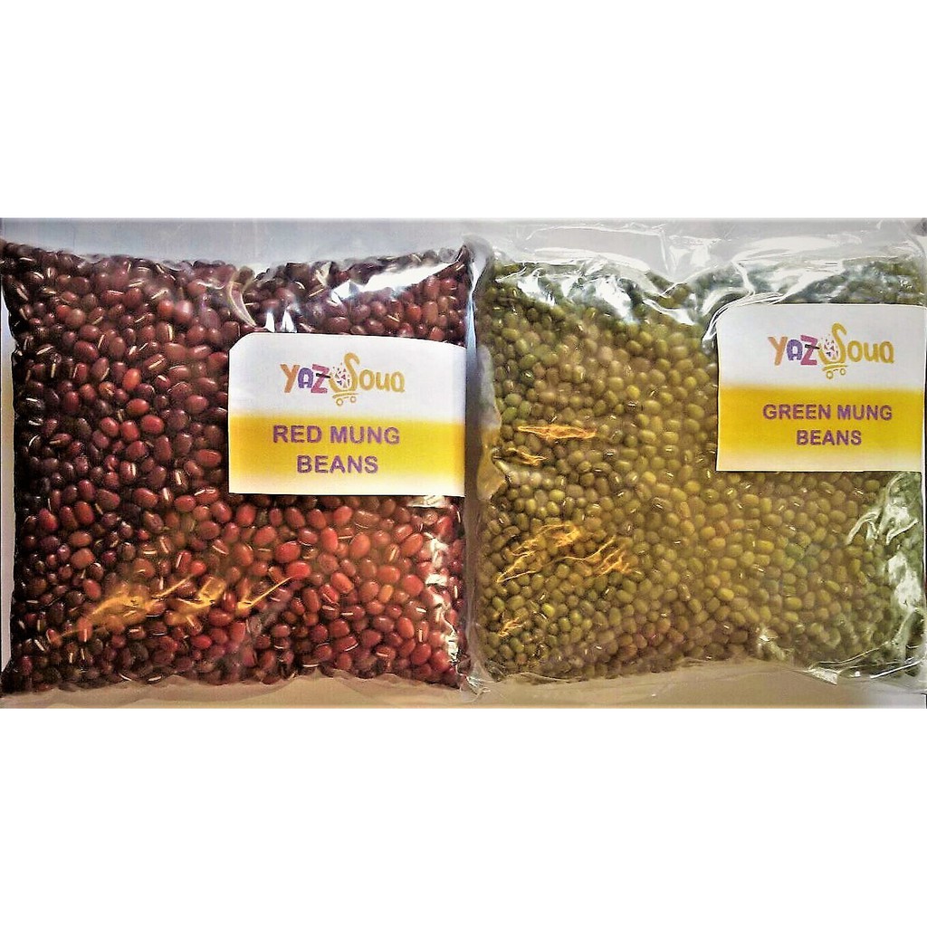 Yaz Souq Red/ Green Mung Beans / Mongo beans 1 kg/ 500 g | Shopee ...