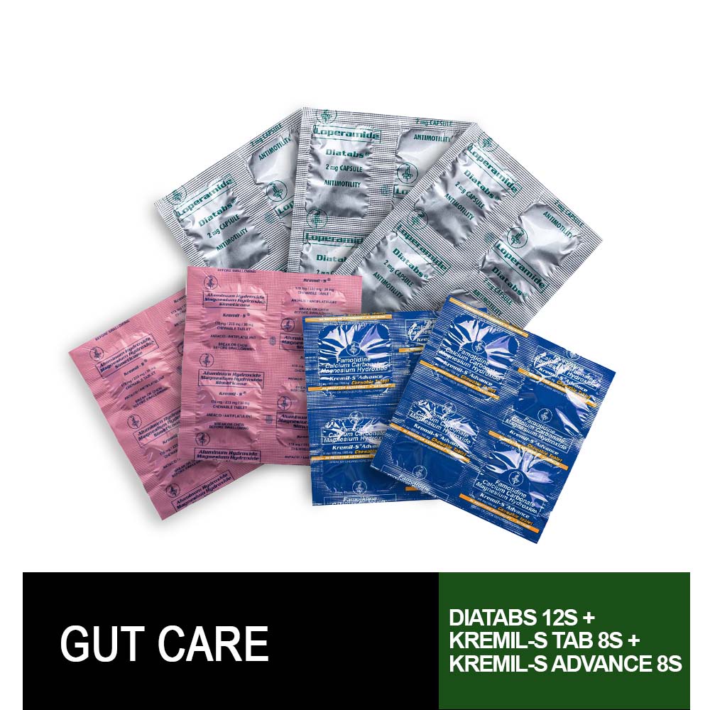 Gut Care: Diatabs 12s, Kremil-S Tab 8s, Kremil-S Advance 8s | Shopee ...