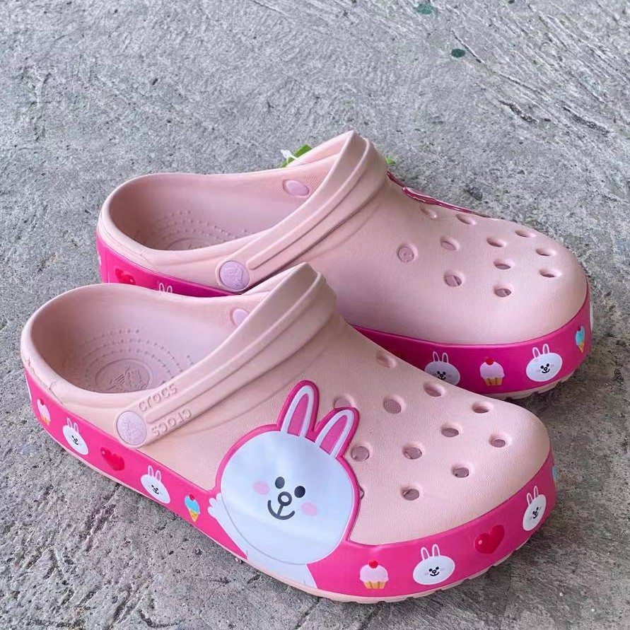 Crocs Clogs Cute Line Chat Emoji Design for women | Shopee Philippines