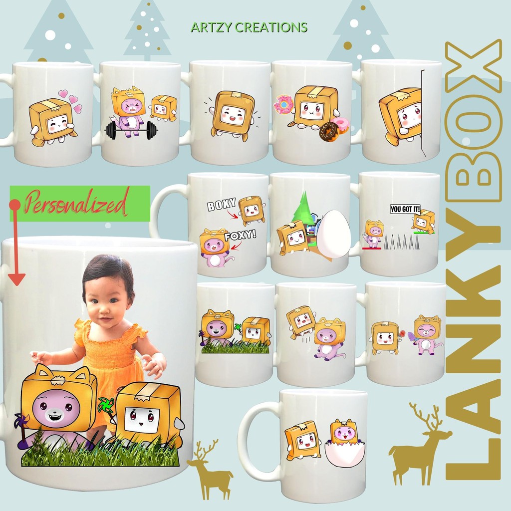 LANKYBOX MUGS-(Regular and Personalized | Shopee Philippines