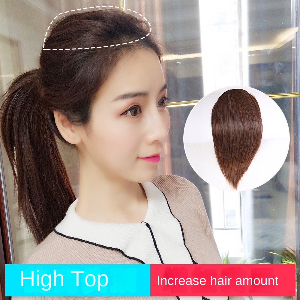 Wig Female Long Straight Hair Natural Lifelike Head Replacement Piece ...