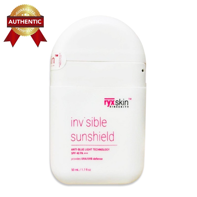ORIGINAL RYX SKIN Invisible Sunshield with Anti-Blue Light Technology ...