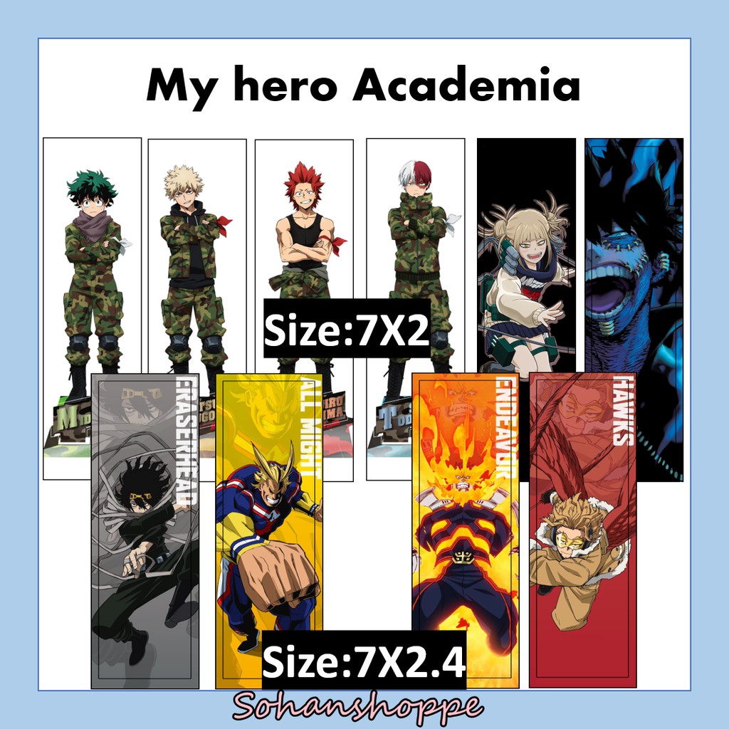 sohanshoppe My hero academia Bookmark | Shopee Philippines