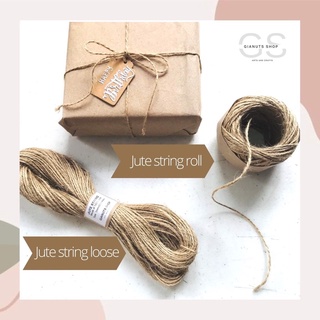 Jute String Twine Natural Jute Twine 50meters 2ply Craft String for DIY ...