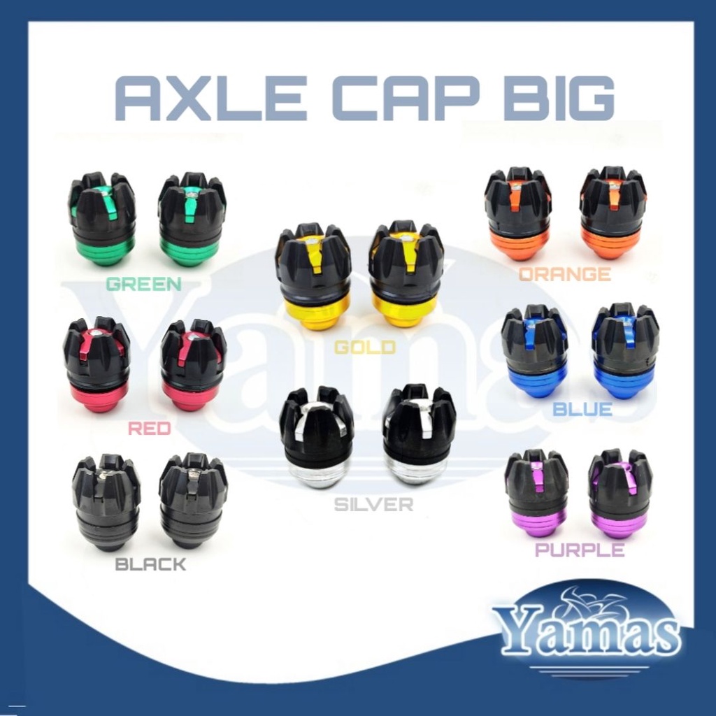 UNIVERSAL MOTORCYCLE AXLE CAP BIG | Shopee Philippines