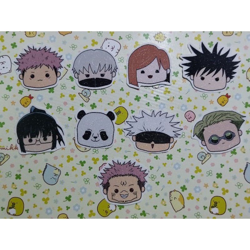 Jujutsu Kaisenjjk Chibi Heads Sticker Set Shopee Philippines