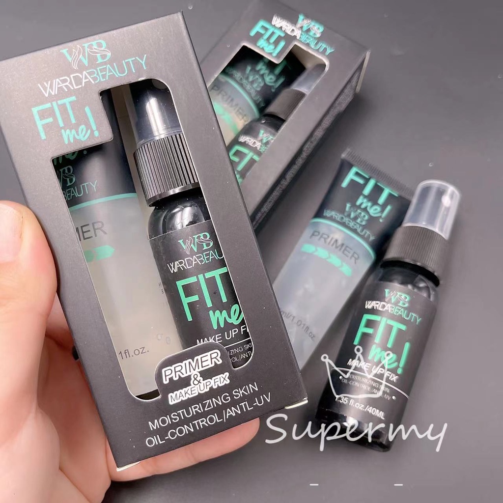 Supermy NEW FIT ME 2in1 primer & make up fix moisturizing skin oil ...