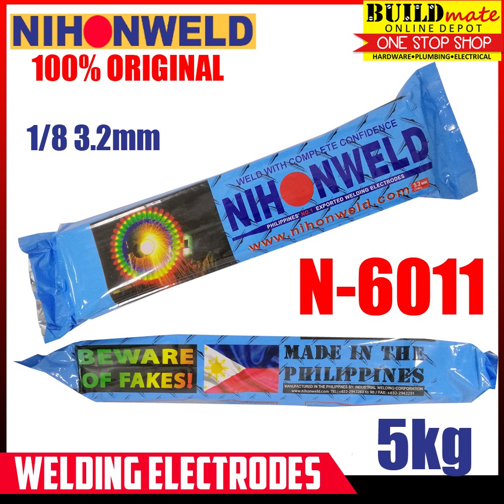 NIHONWELD Original N 6011 1 8 3 2mm Electrode Welding Rod Stick For