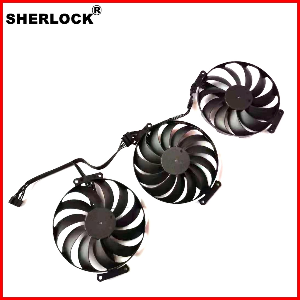 NEW 95mm T129215SU 3pcs/lot 7pin 12V 0.5A for ASUS ROG STRIX OC GeForce RTX3060 3060Ti 3070 ...