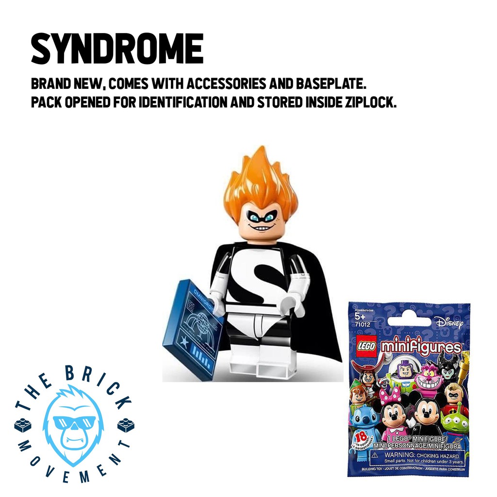 LEGO® Collectible Minifigure Series DISNEY 1: Syndrome Minifigure ...