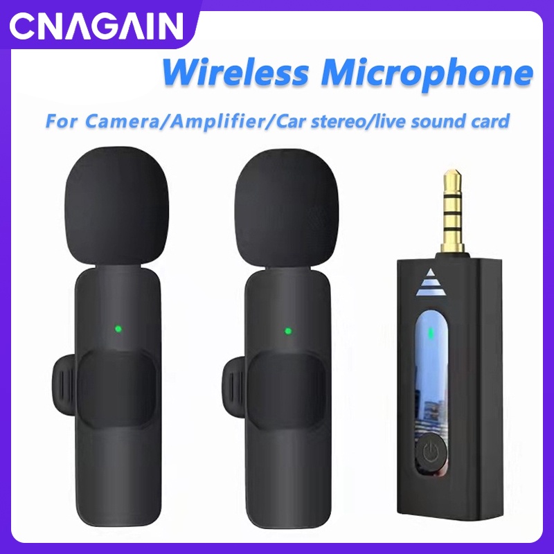 Lavalier Lapel Microphone 3.5mm Omnidirectional Condenser Mic for ...