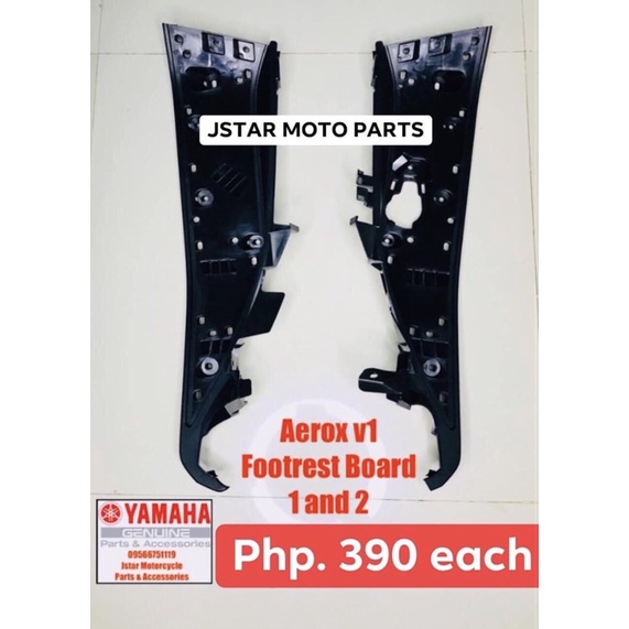 Aerox v1 FOOTBOARD OR FOOTRESTBOAD FOOT BOARD / Yamaha Genuine | Shopee ...