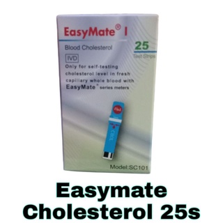 EasyMate Cholesterol TEST STRIPS (for EASYMATE GCU DEVICE) | Shopee ...