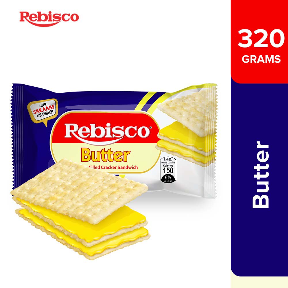 Rebisco Butter Sandwich 32G X 10Pcs | Shopee Philippines
