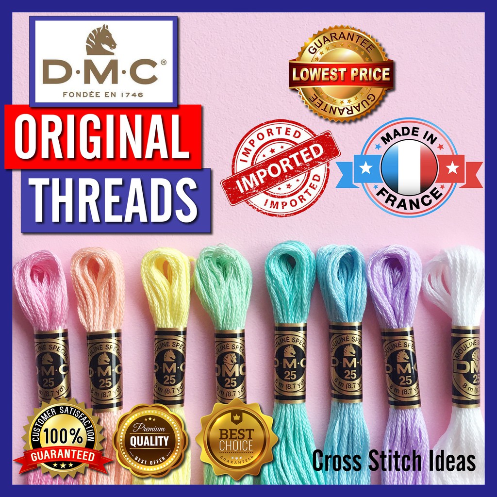 DMC Original Cross Stitch Threads Color 150 - 169 | Shopee Philippines