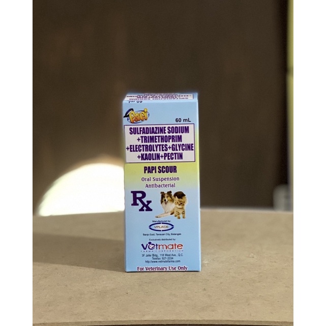 Papi Scour 60ml (Oral suspension/anti-diarrhea) OTC | Shopee Philippines