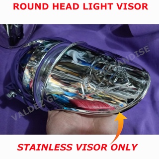 Yamaha YTX 125 ROUND Visor "LONG" Stainless, Shorpet 150 pesos, RS100 ...