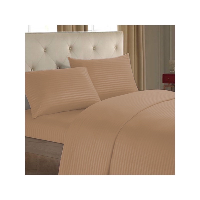 STRIPES 4in1 Bedsheet Set Double Size Hotel-Quality Beddings | Shopee ...