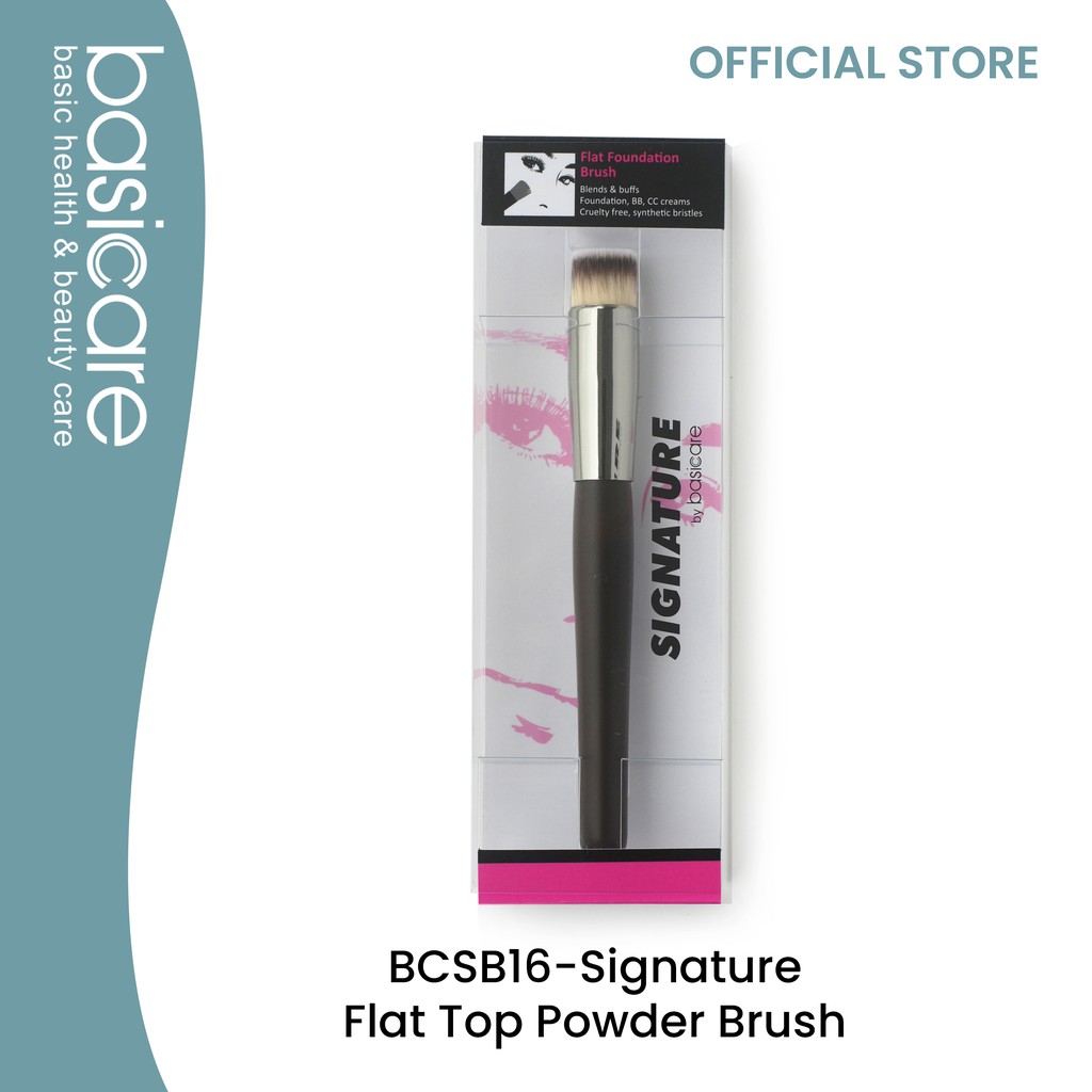 Basicare Signature Flat Top Powder Brush BCSB16 | Shopee Philippines