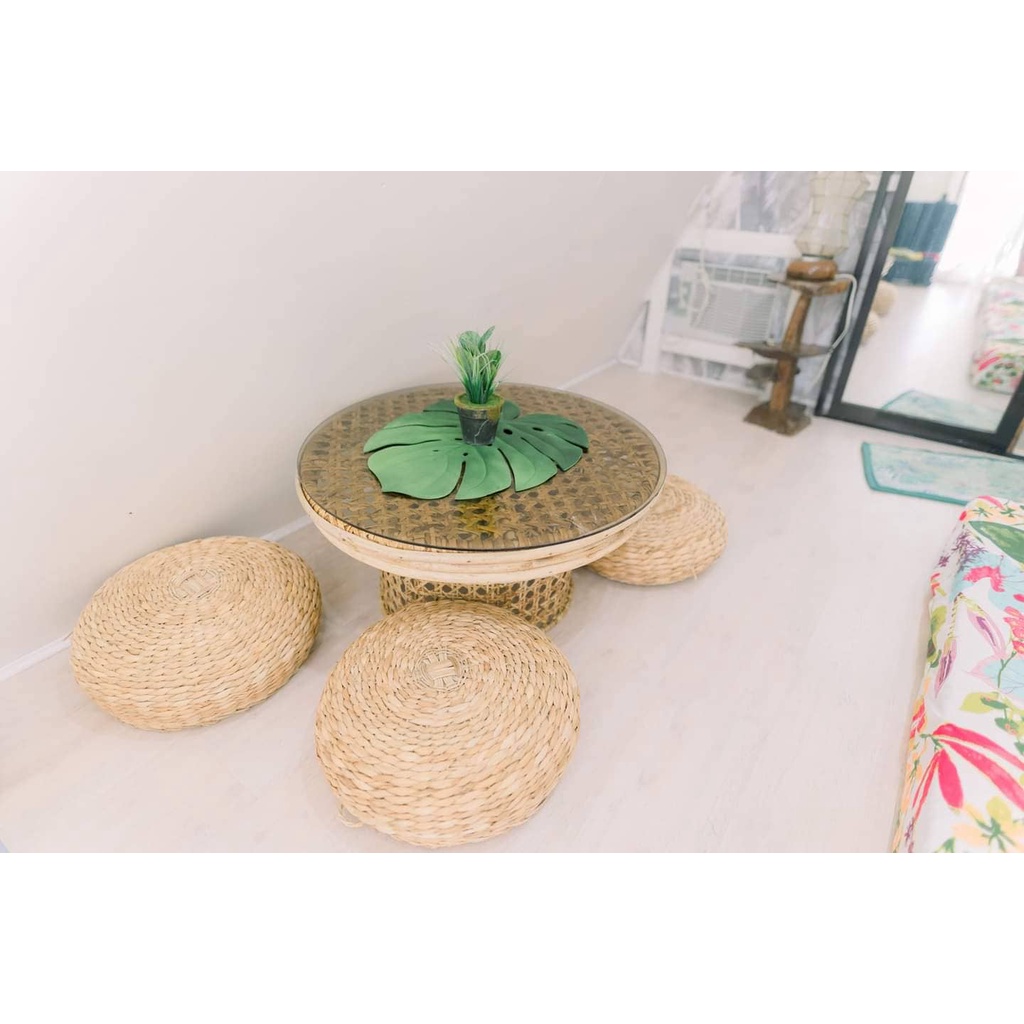 Native Bancuan Ottoman Boho Chair | Shopee Philippines