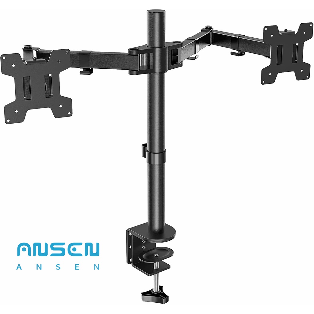 ANSEN Monitor Mount Bracket Computer Monitor Desktop Mount Adjustable ...