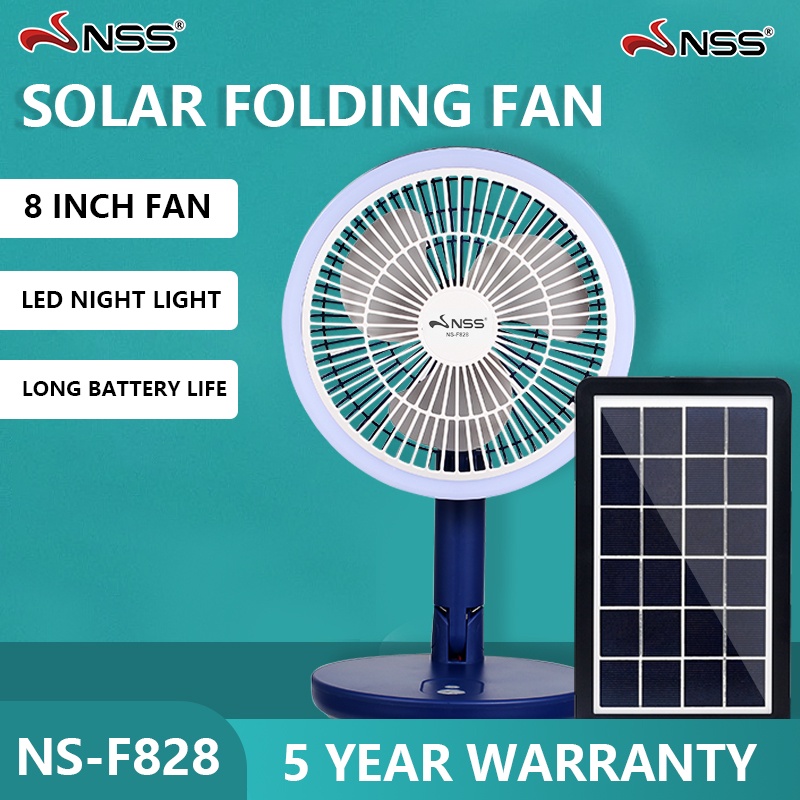 NSS five-year renewal 8" mini electric fan usb charging three-speed ...