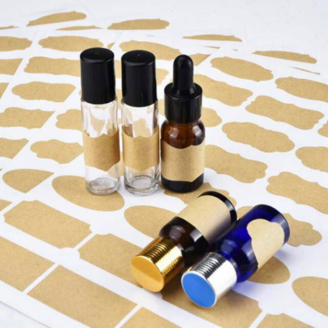 Sticker label essential oil Bottle oil Paper fancy vintage Carton ...