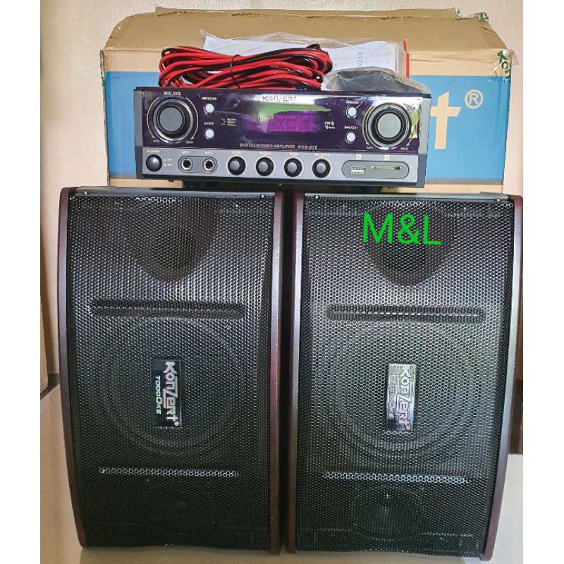 KONZERT KCS-212 Micro Component System ( 1800 Watts PMPO ) | Shopee ...