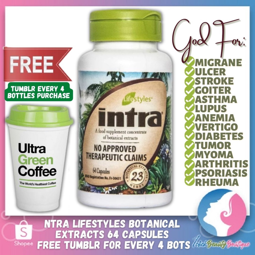 Intra Lifestyles Botanical extracts 64 capsules GET FREE TUMBLR FOR ...
